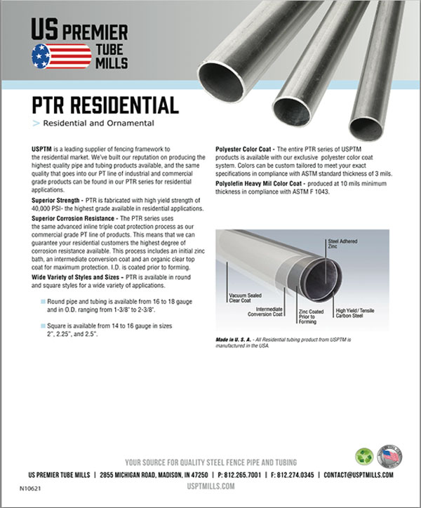 US Premier Tube Mills Resources & Spec Sheets